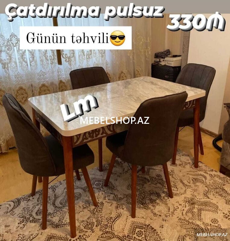 Metbex ucun Masa dəsti