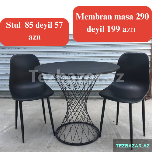 Stol stul dəsti endirimlə Masa oturacaq